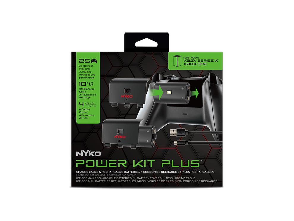 Nyko Power Kit Plus For Xbox Series X/S™ and Xbox One™ - Batteries ...